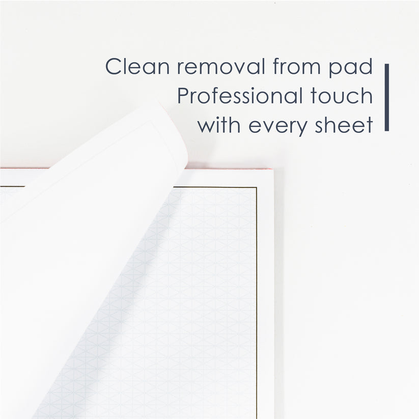 CUSTOM LOGO - GeekNavy Isometric Grid Graph Paper Pad, 11″ x 17″ Lands